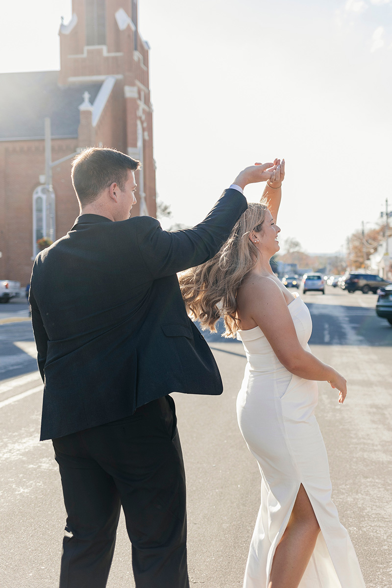 Amanda + Connor's Elegant Main Street Abbey Wedding | Complete Weddings ...